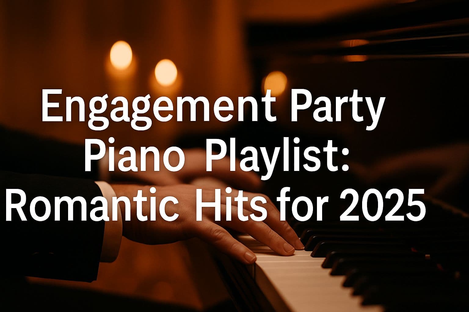 Engagement Party Piano Playlist: Romantic Hits for 2025